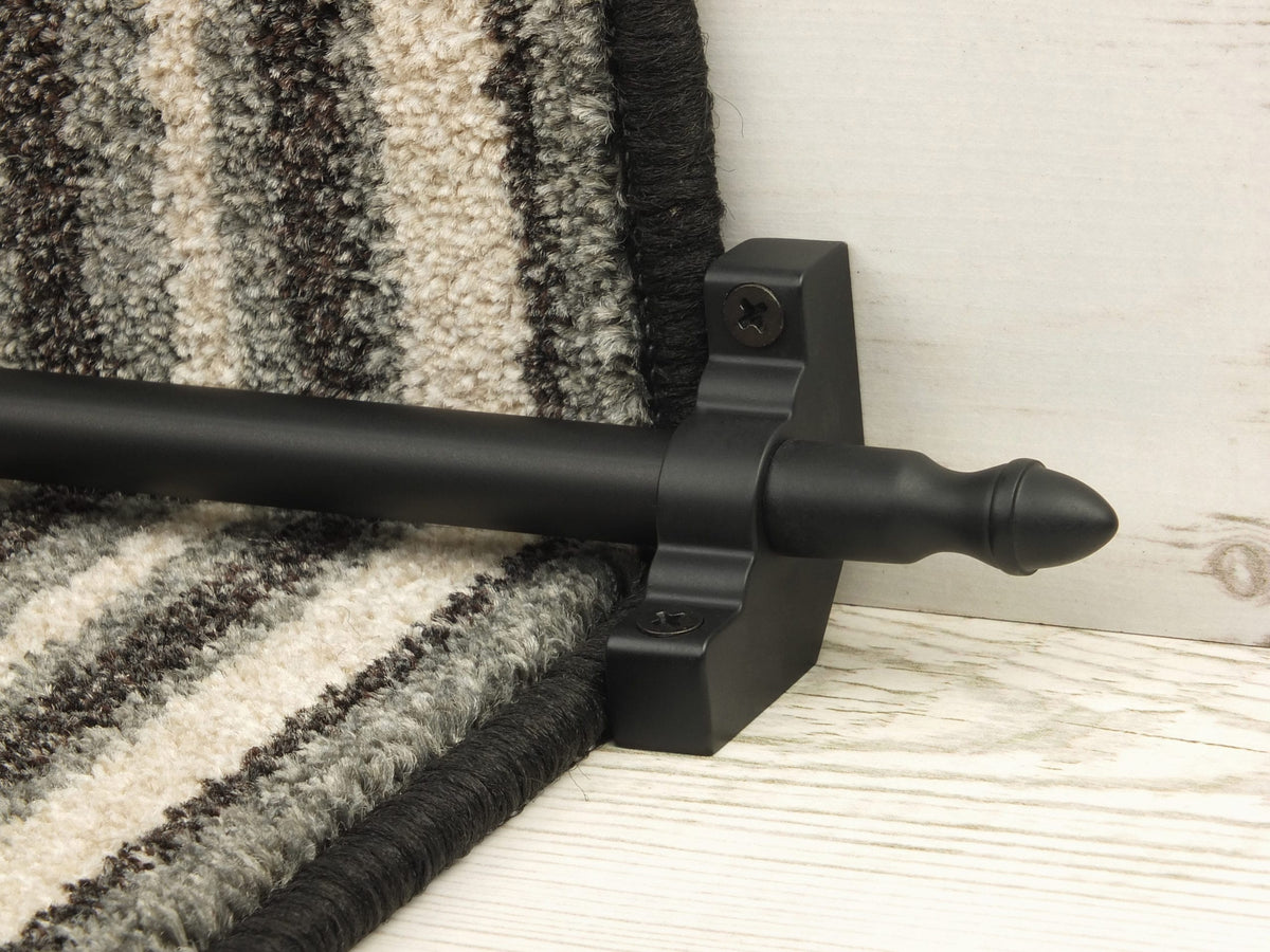 Homepride Stair Rods - Black | Decorative Carpet Rods
