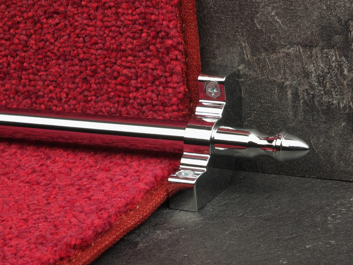 Homepride Stair Rods - Chrome | Decorative Carpet Rods