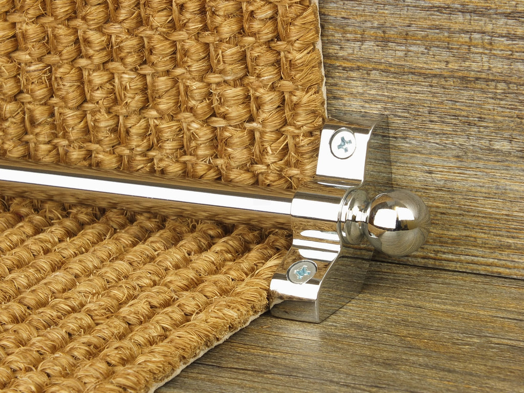 Chrome Stair Rods For Carpet Runners | Stair Heaven