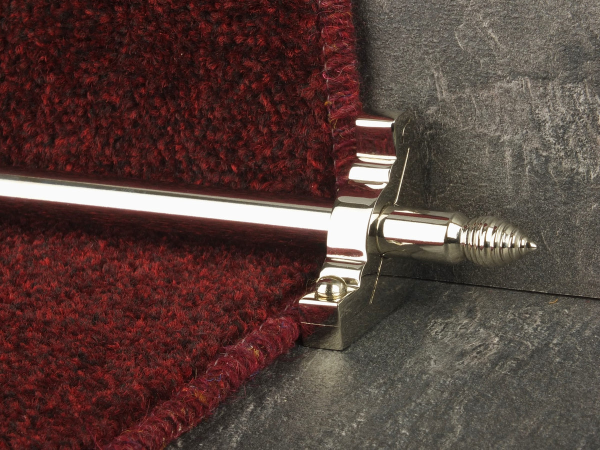 Chatsworth Stair Rods - Polished Nickel | Stair Heaven