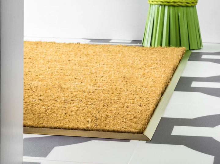 Matwell Edging - Satin Brass | Stair Heaven