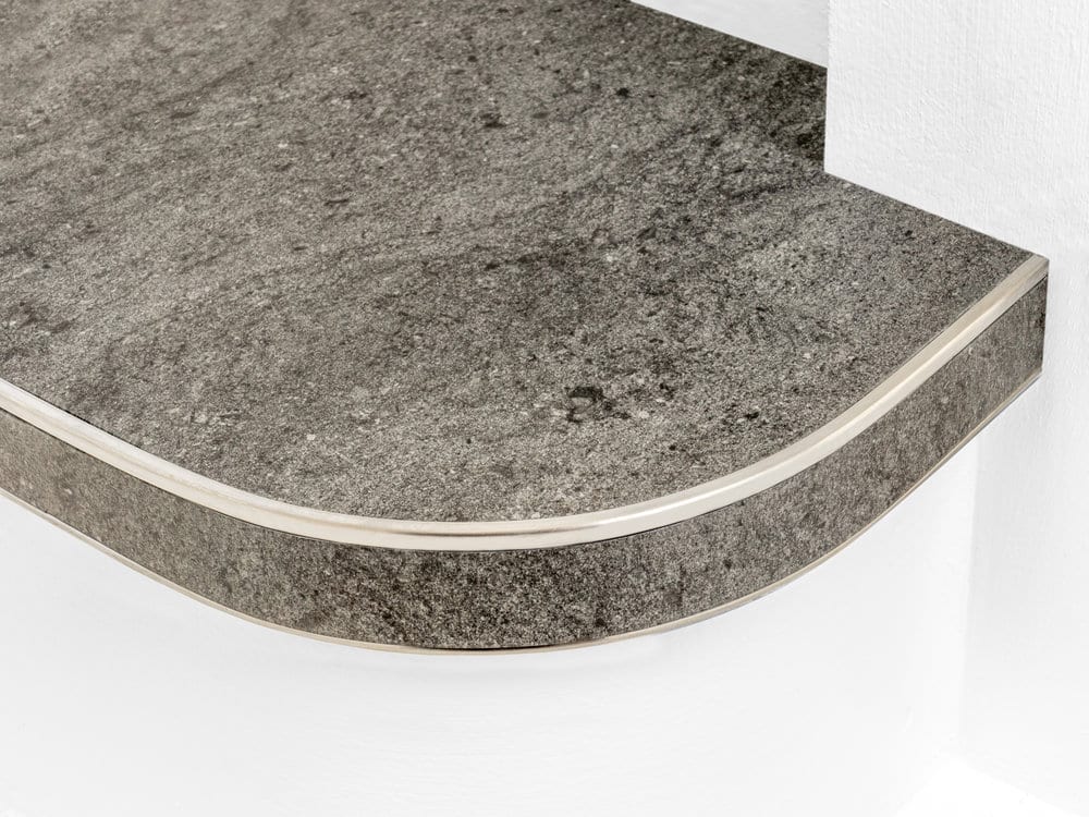 Premier Bendybull Stair Nosing - Satin Nickel Finish | Stair Heaven