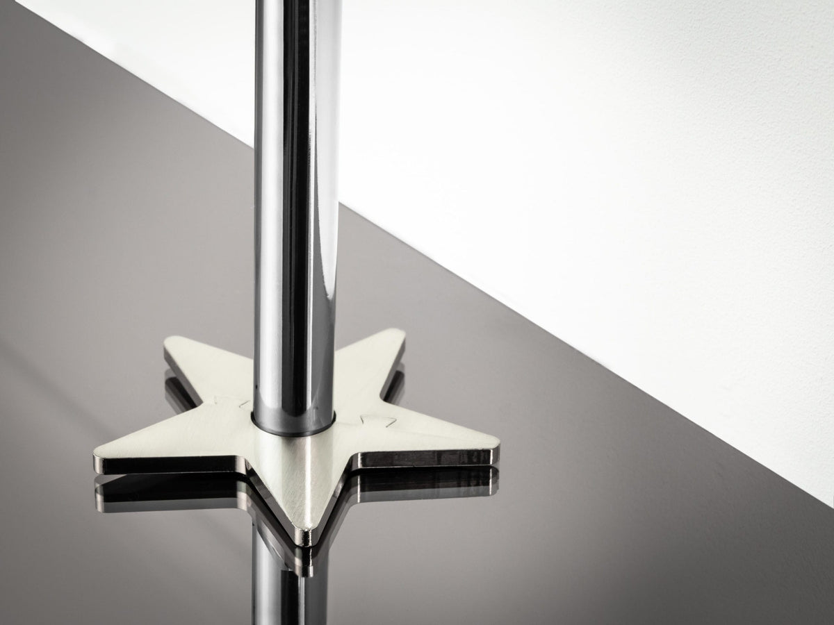 Star Pipe Covering - Satin Nickel Radiator Pipe Trim